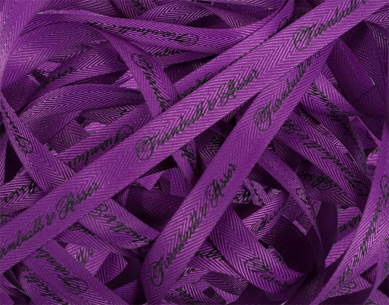 Polyester Twill Tape Ribbon - Custom Printed with your Logo